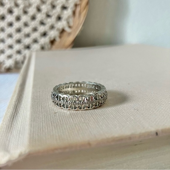 Vintage | Jewelry | Silver Filigree Cut Out Band Ring Vintage Romana ...
